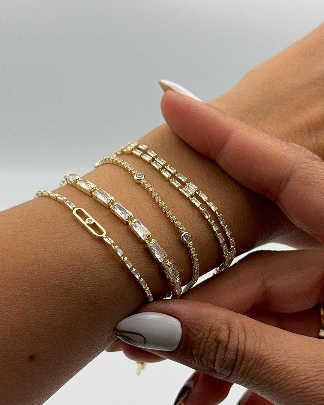Gold Kalın Marka Su Yolu Bileklik – Grazia
